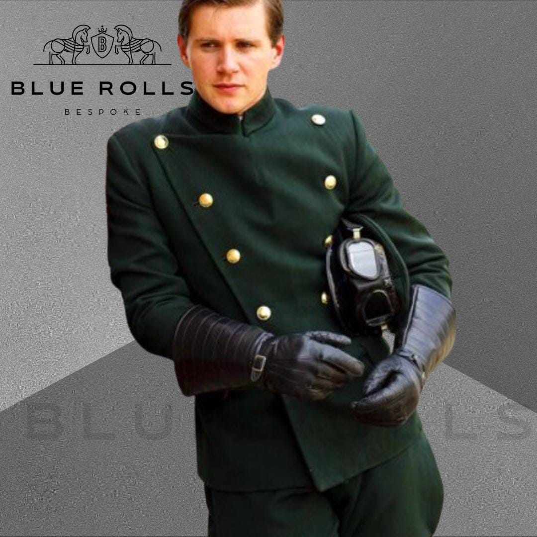 Chauffeur Uniform - Green Coat - New 1930 Chauffeur Uniform - Chauffeur ...