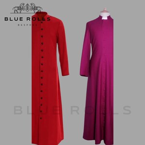 Roman Cassock - Clergy Vestment, Traditional Priest Robe, Catholic ...