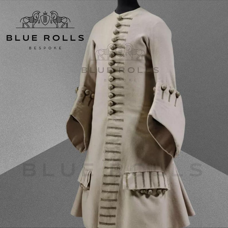 New Military White Long Frock Style Men S Coat Buttons Closure - off ...