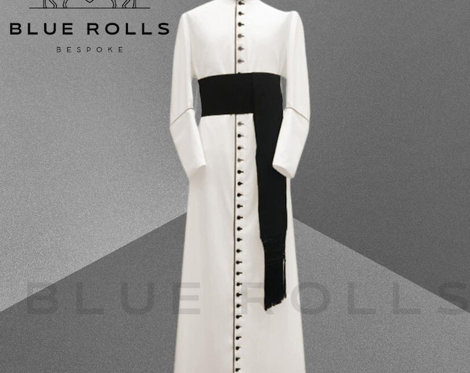 Clergy Robe, - Roman Cassock - Custom Size Traditional Priest Vestment ...
