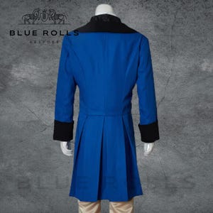 New Men's Blue Regency-style Tailcoat – Handmade Custom Wool Coat From ...