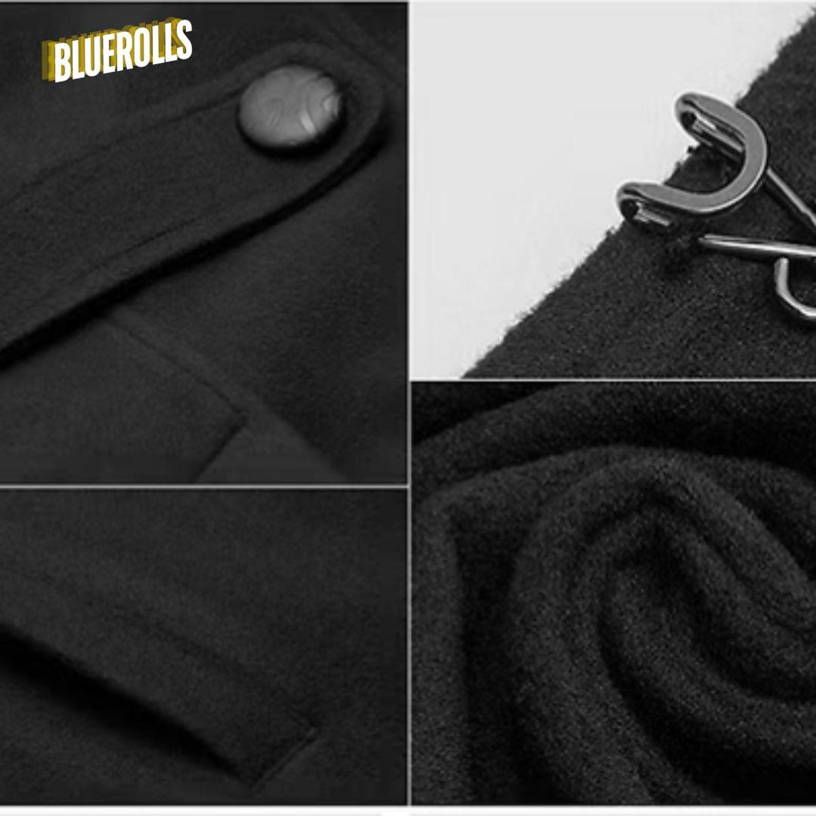 Men's Coat Black Highwayman Jacket Gothic Steampunk Coat - Victorian ...