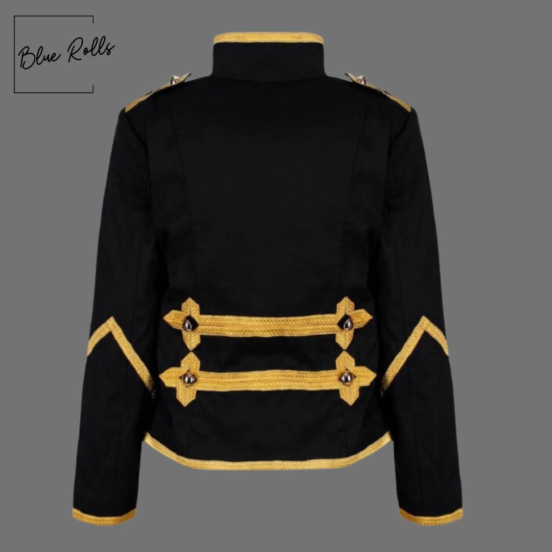 New Men's Military Drummer Marching Band MCR Parade Jacket - Napoleonic ...
