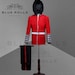 British Uniform Royal Guard Soldier Costume Mens Fancy Dress Outfit ...