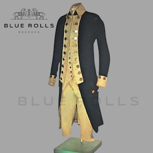 18th Century Military Officer Coat | Revolutionary War Uniform | George ...