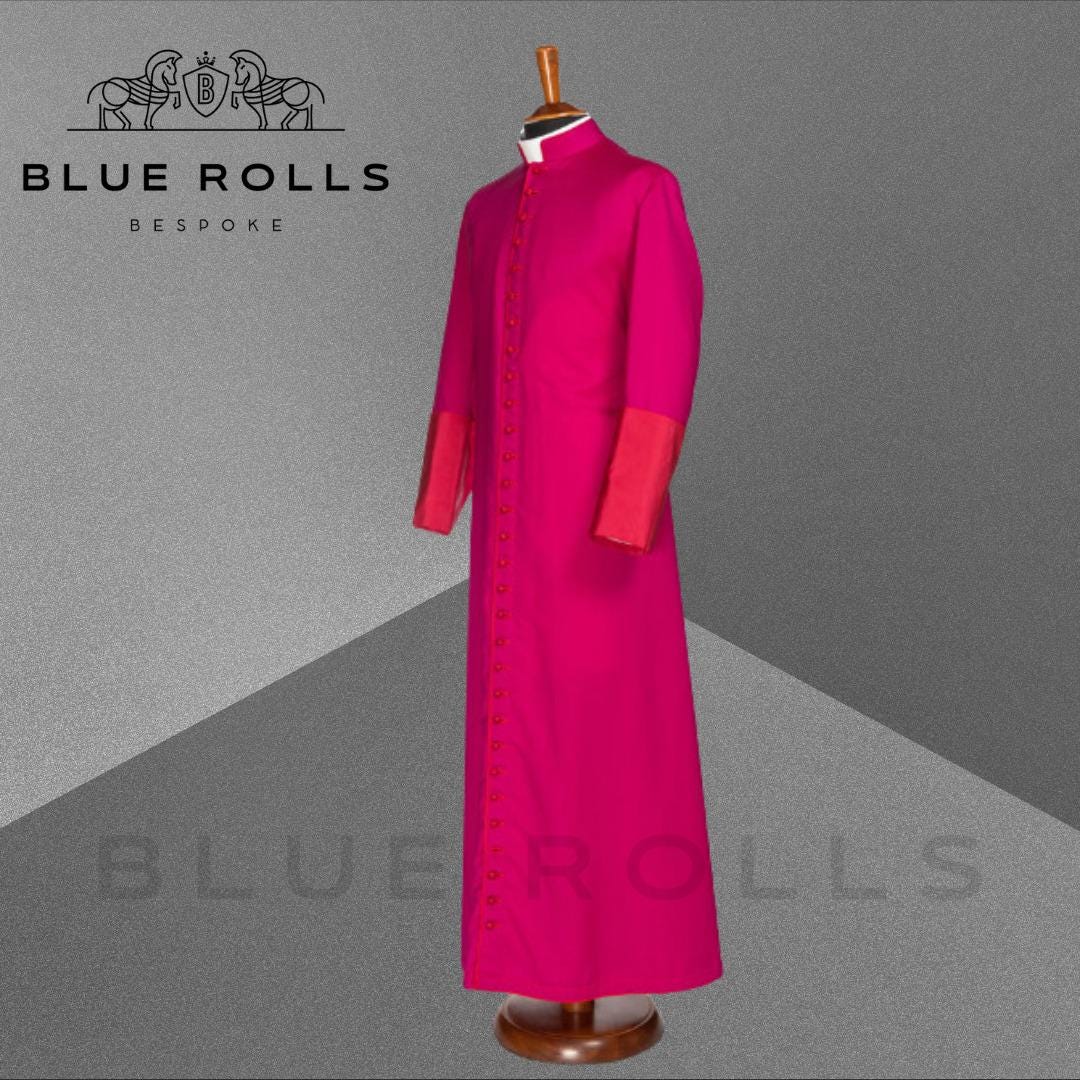 Roman Cassock, Clergy Vestment, Traditional Catholic Priest Robe ...
