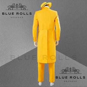Limited Edition - Jim Carrey Movie Yellow Suit Men Uniform Outfit ...