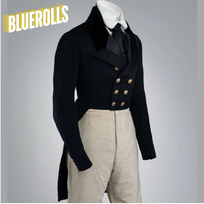 Brand New Custom Made Mens Regency Jacket - 18th Century Mens Regency ...