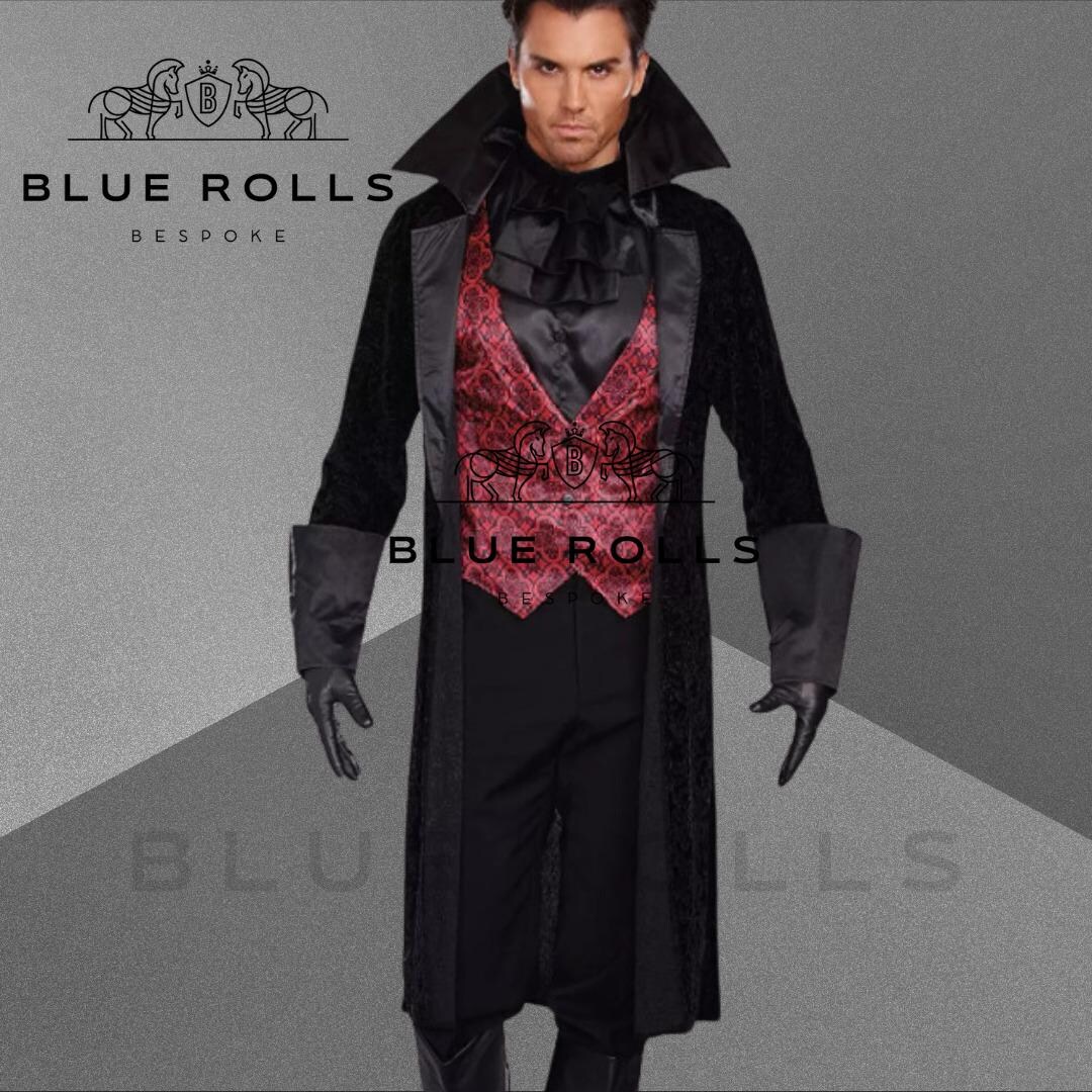 Gothic Vampire Long Coat Only Men's Bloody Handsome Long Coat Special ...