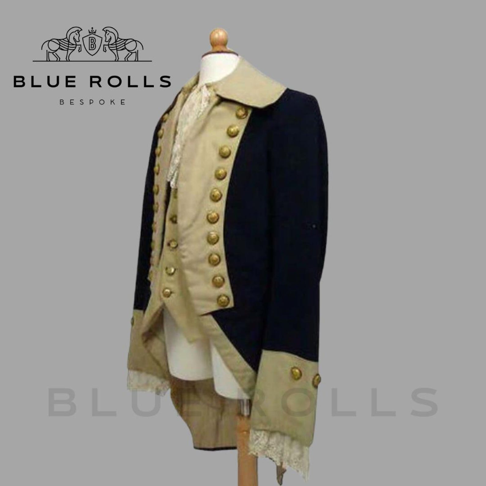 18th Century Military Officer Coat | Revolutionary War Uniform | George ...