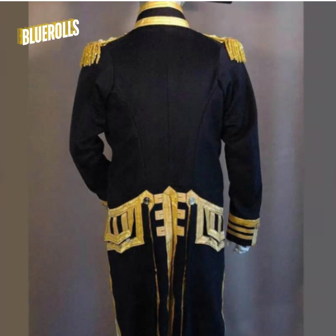 Royal Navy Historical Military Jacket, New 1775th-83th Marine Military ...