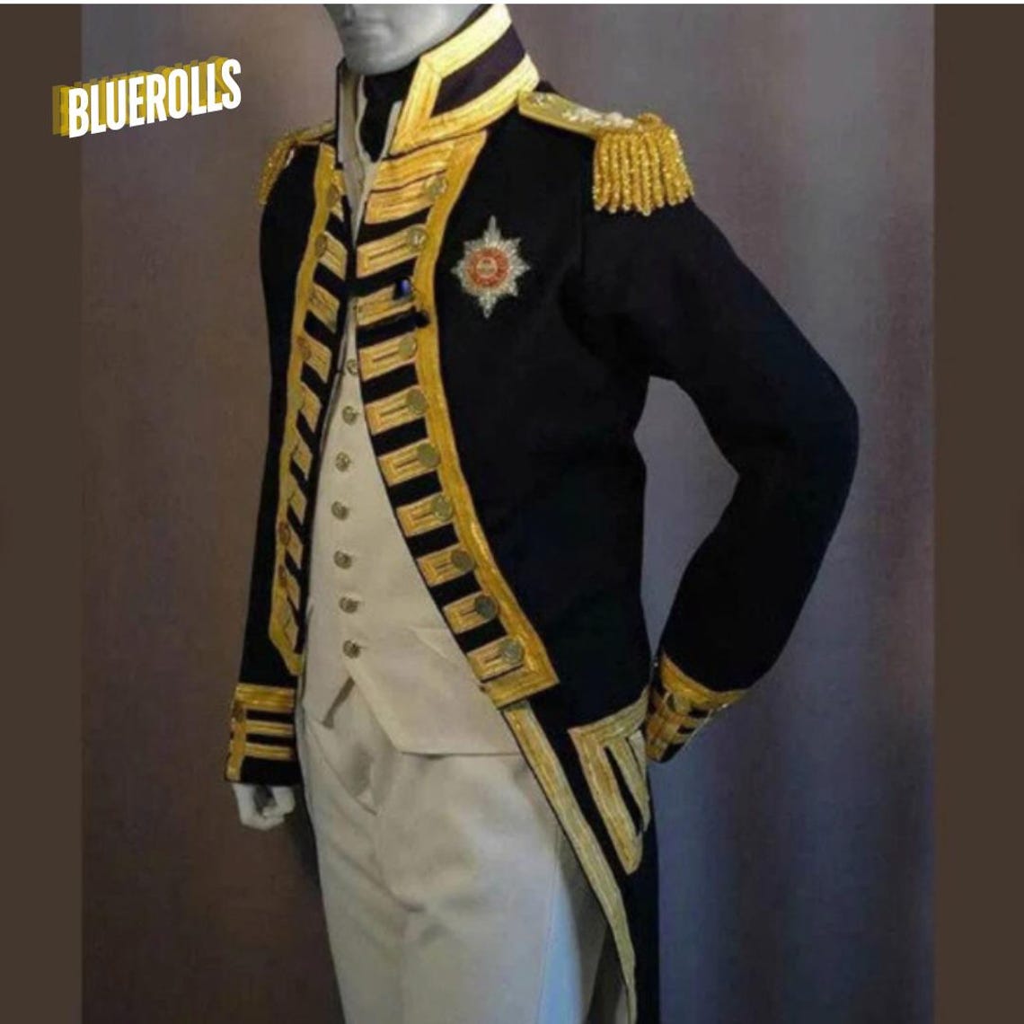 Royal Navy Historical Military Jacket, New 1775th-83th Marine Military ...