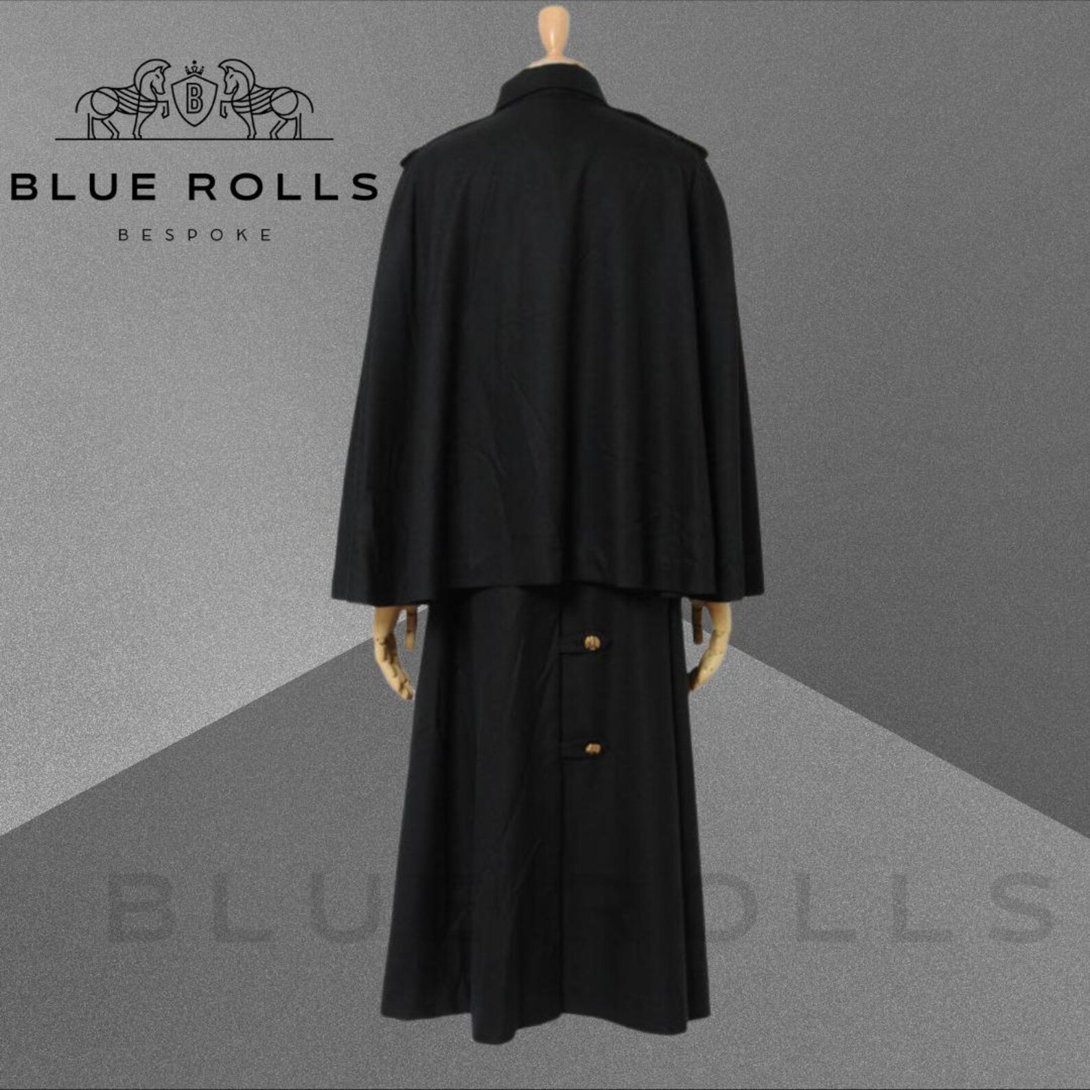 Sherlock Holmes Cosplay Coat - Cosplay Black Wool Inverness Cape - 100% ...