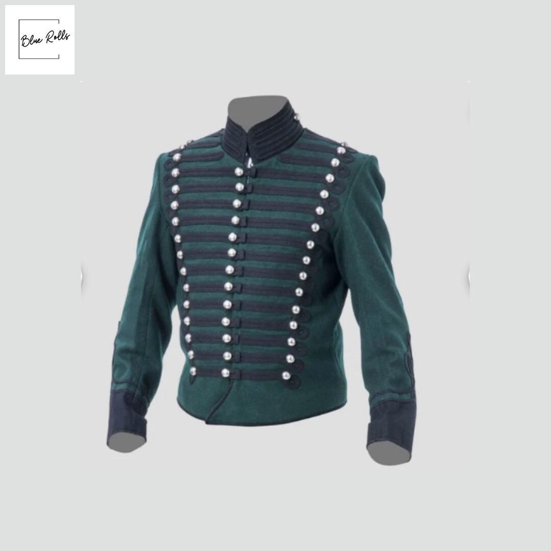 New Napoleonic 95th Rifles Jacket , Military Hussar Jacket, Regency ...