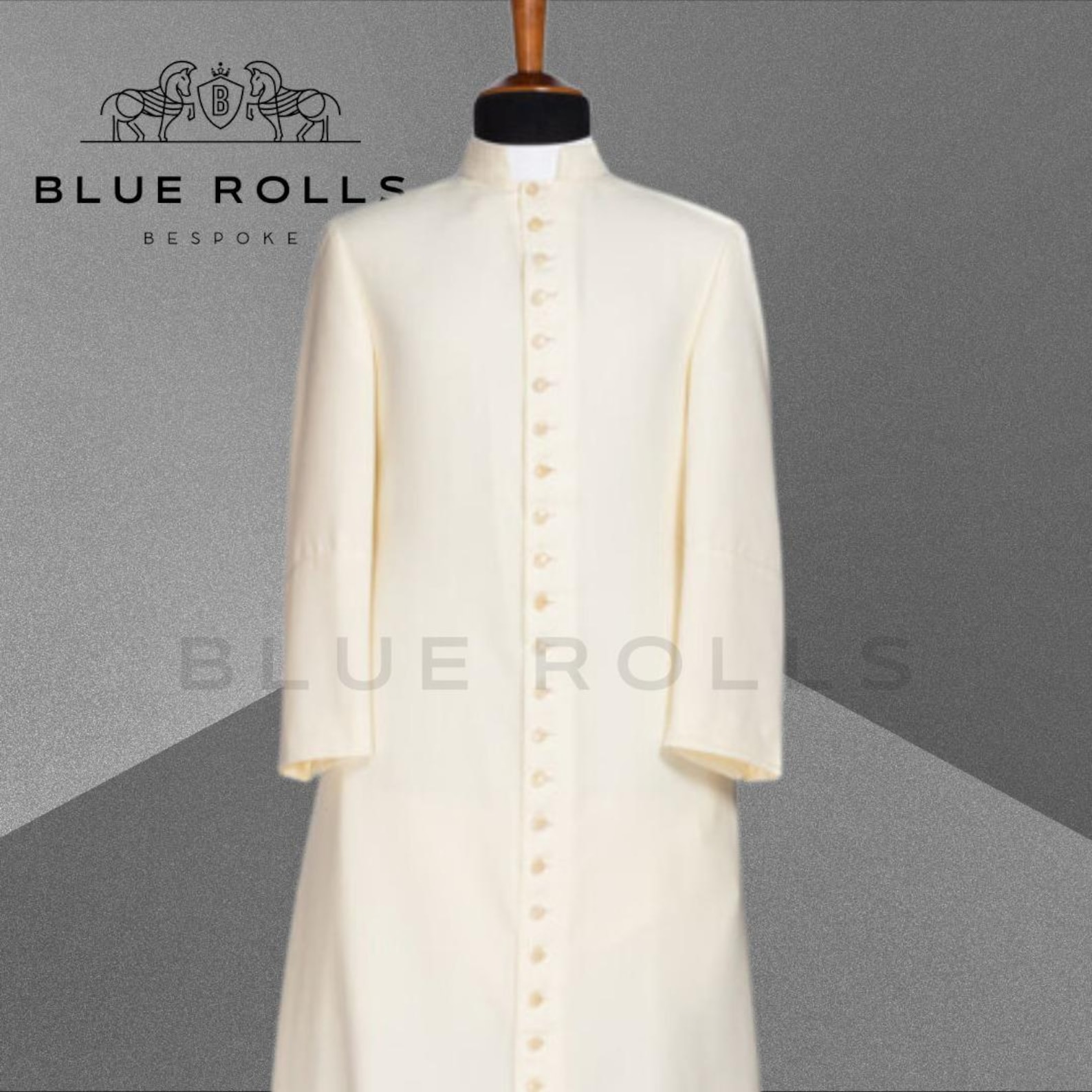 Blue Rolls Catholic Priest Cassock, Traditional Clergy Vestment, Custom ...