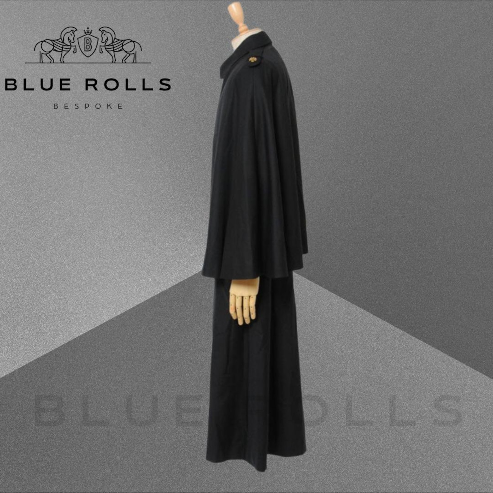 Sherlock Holmes Cosplay Coat - Cosplay Black Wool Inverness Cape - 100% ...