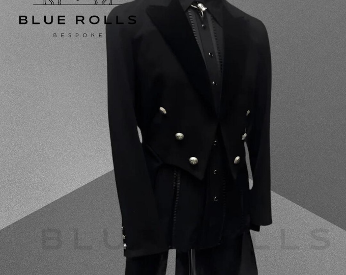 A Formal Black Victorian Coat With Tails - Mens Victorian Tailcoat ...