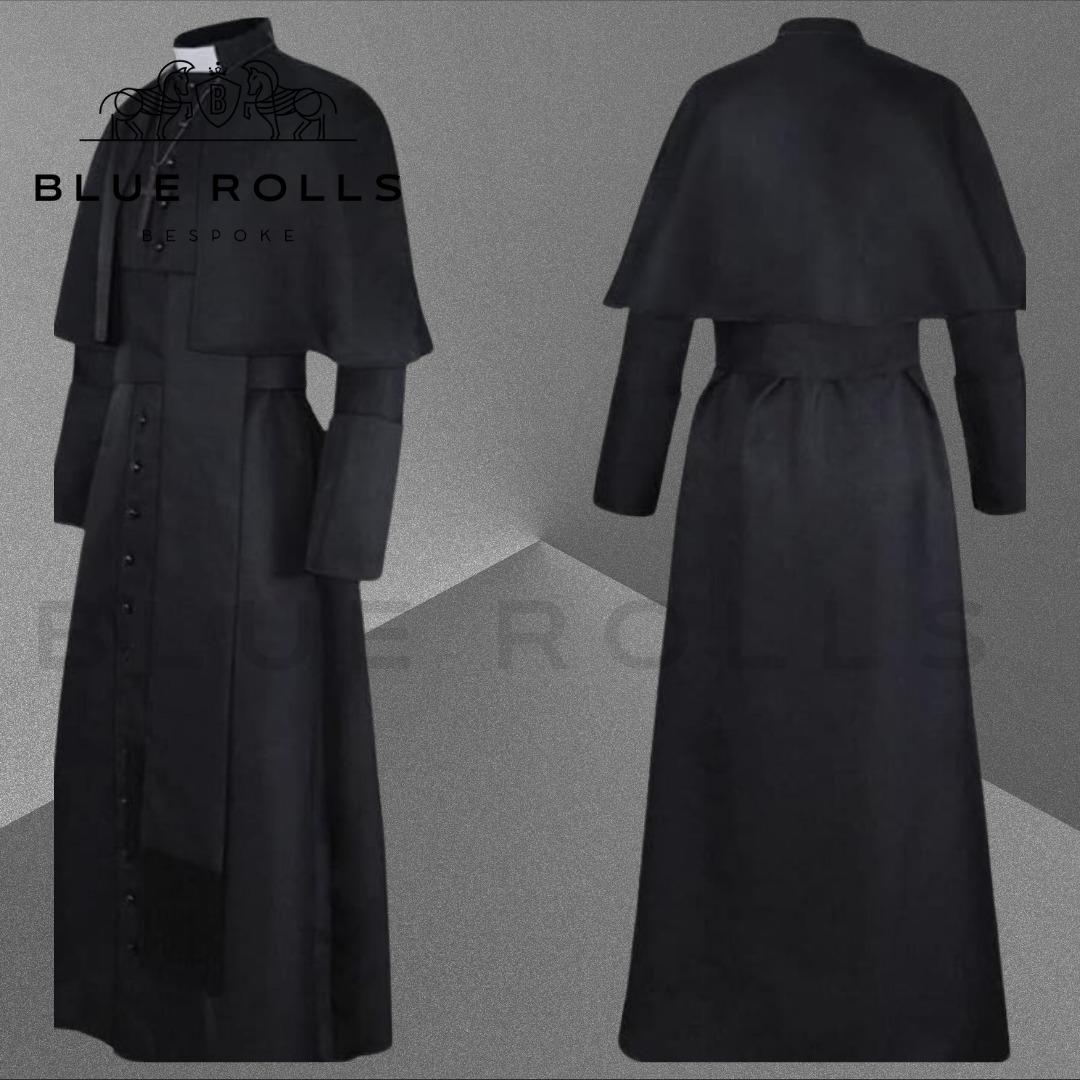 Blue Rolls Special Bishop Clergy Cassock, Roman Cassock, Traditional ...