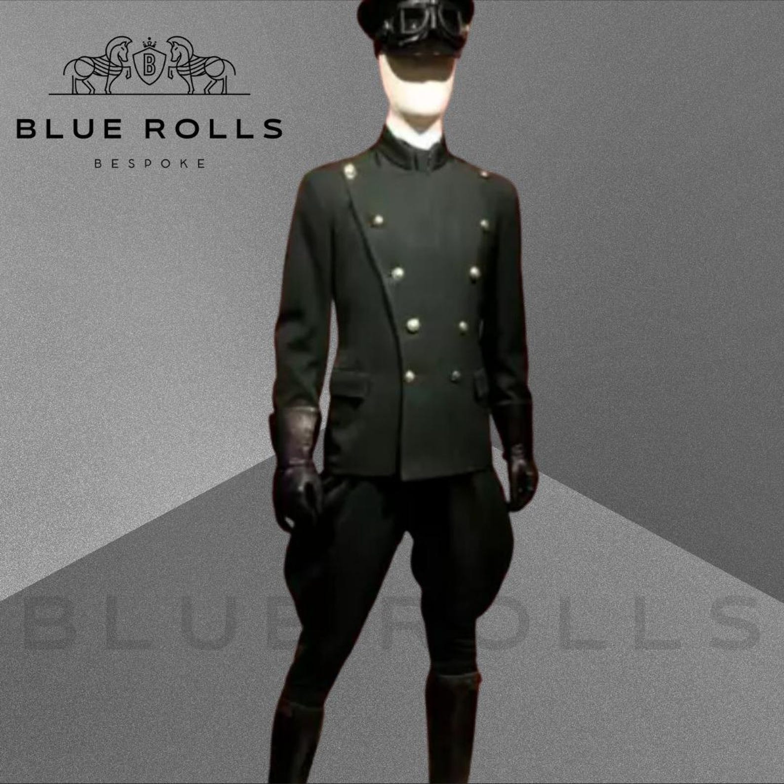 Chauffeur Uniform - Green Coat - New 1930 Chauffeur Uniform - Chauffeur ...