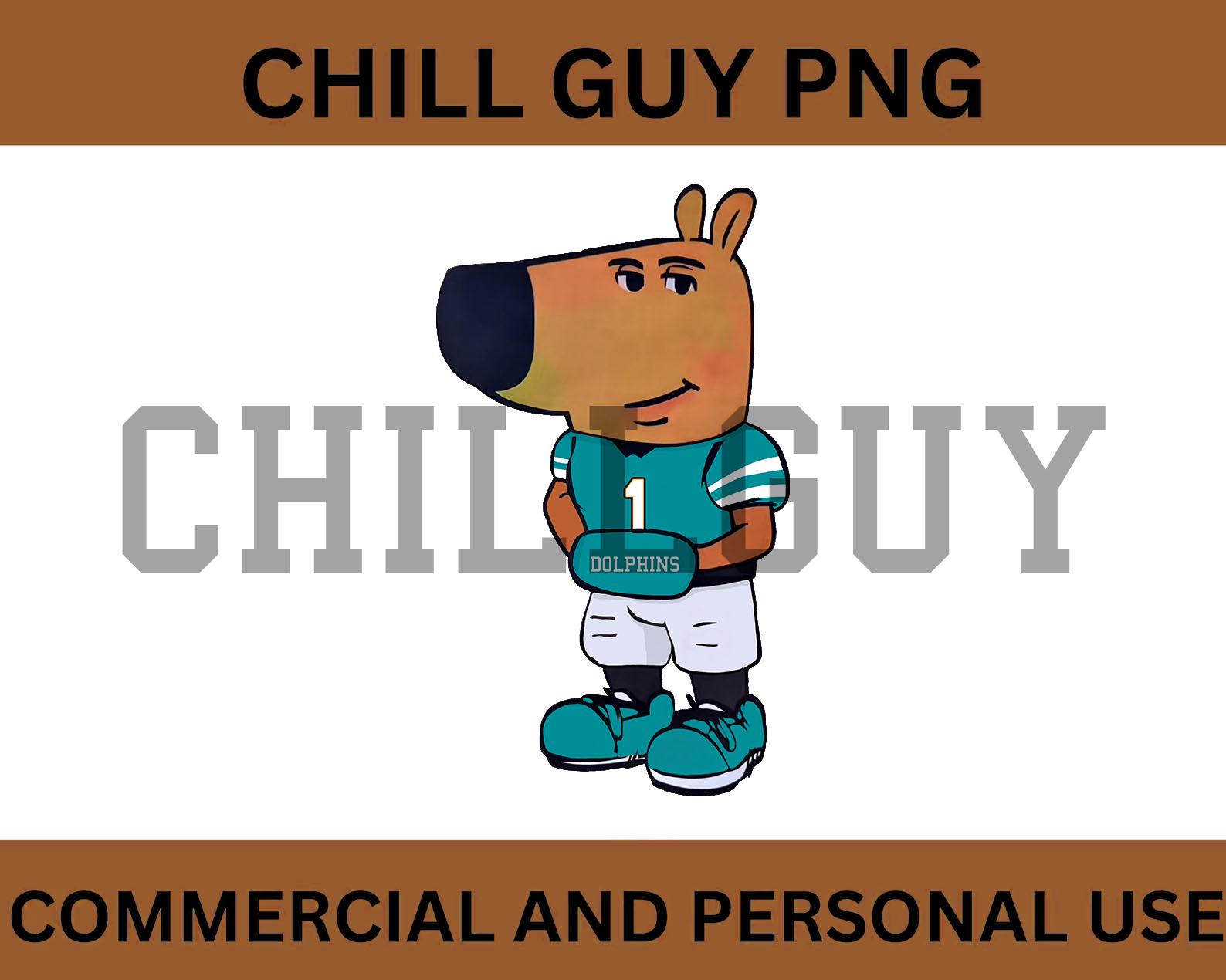 Chill Guy Png,chill Guy Football File Miami Just A Chill Guy Meme Png ...