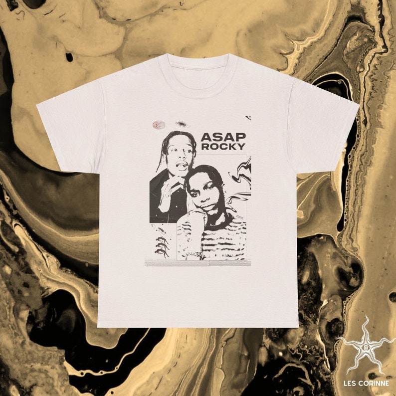 ASAP ROCKY T-SHIRT Rare Concert Merch Rap Tee Hip Hop Graphic Tour Rap ...
