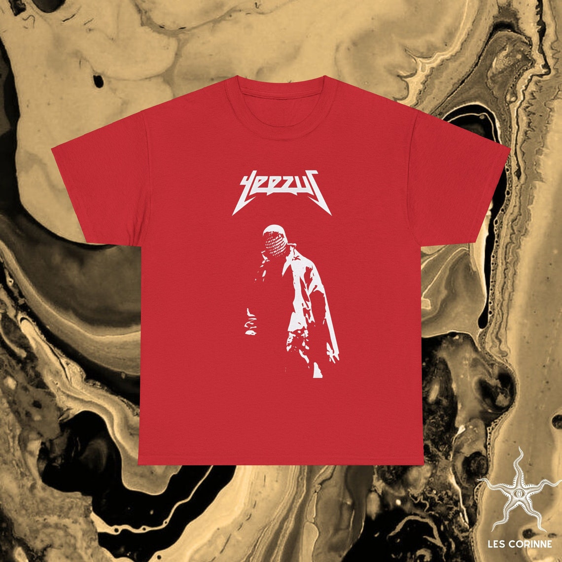 Kanye West Yeezus Tee, Vintage Style Graphic T-shirt, Hip-hop Music ...