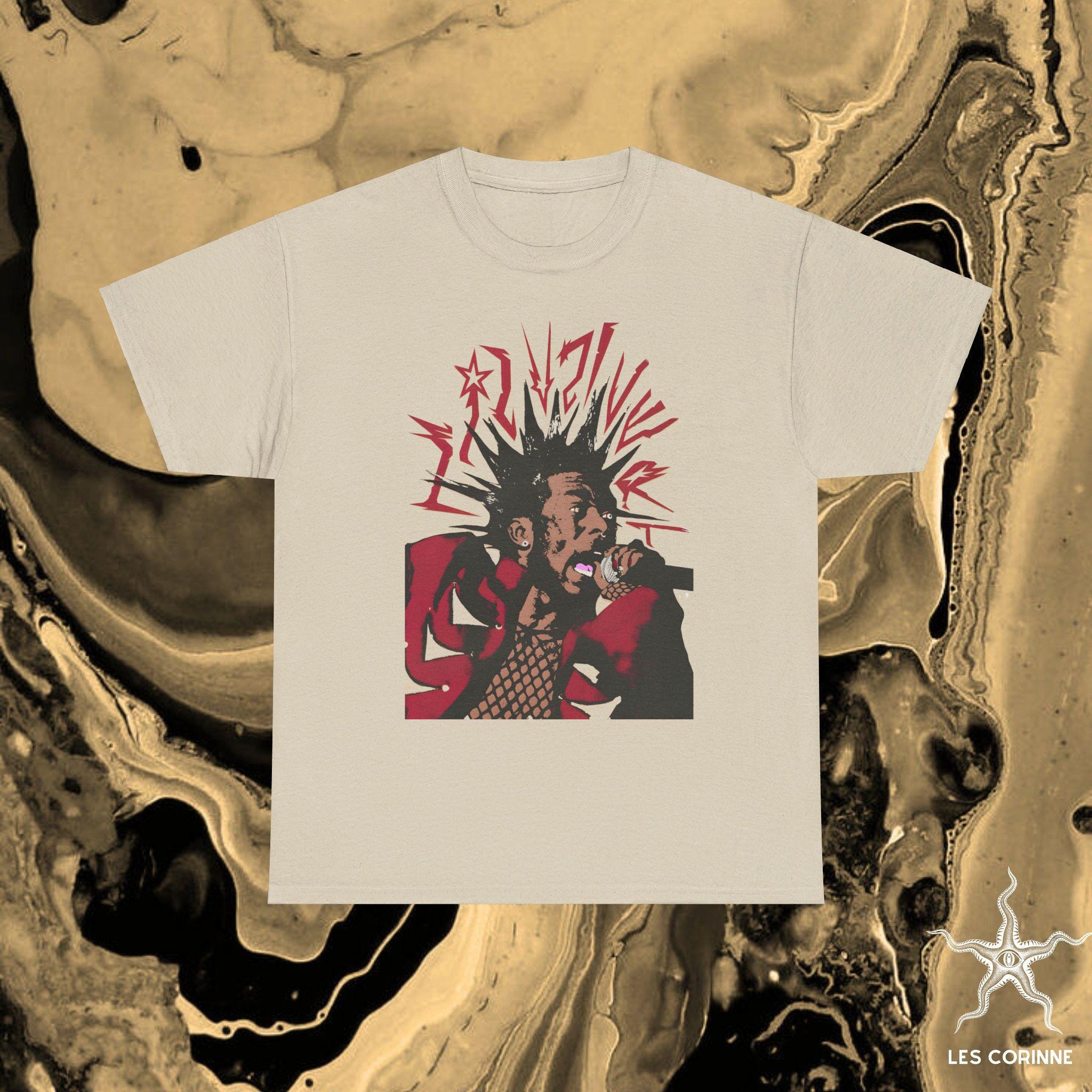 Lil Uzi Vert Graphic T-shirt, Rap Tee Graphic Print Vintage Concert ...