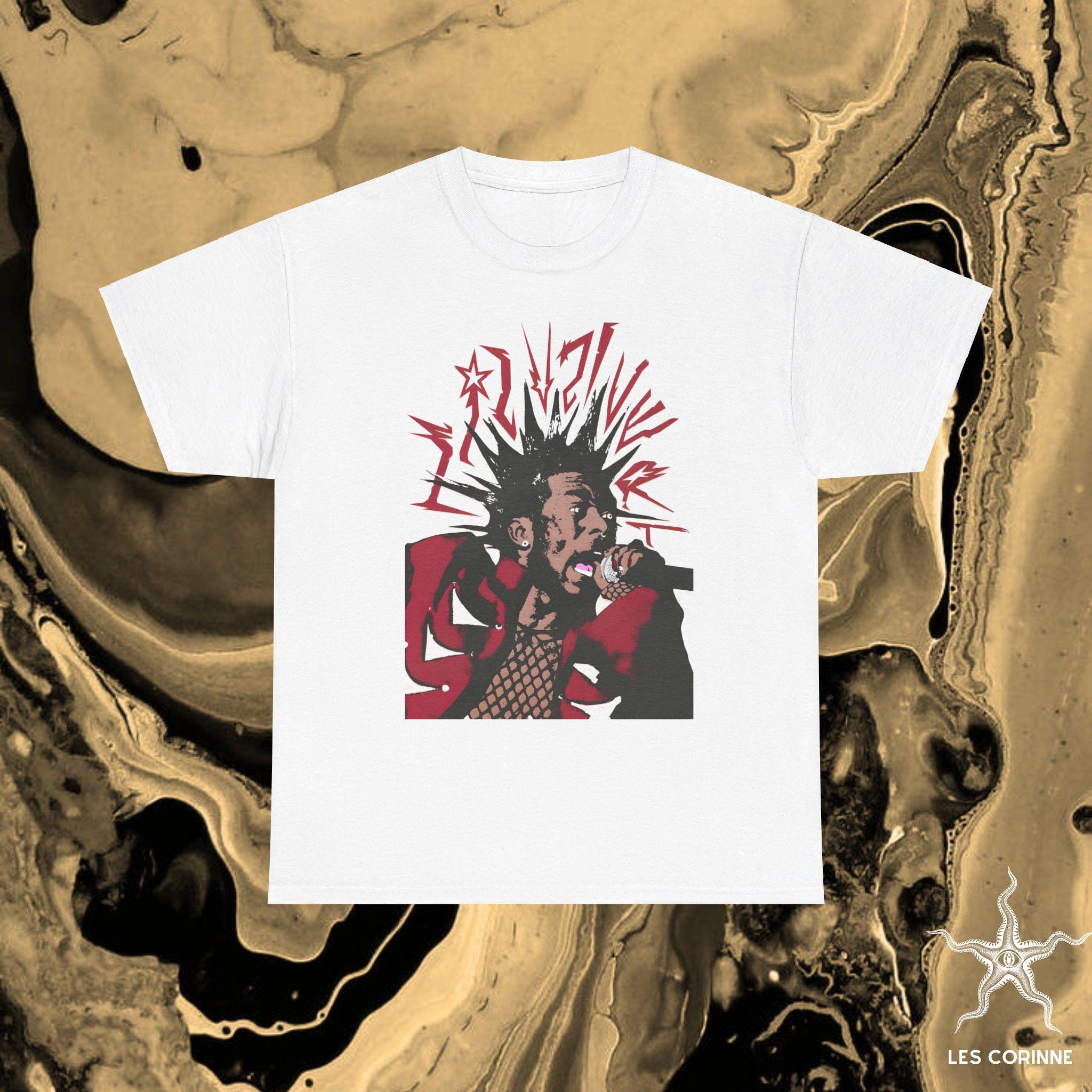 Lil Uzi Vert Graphic T-shirt, Rap Tee Graphic Print Vintage Concert ...