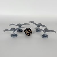 Shadow Raven Model for Dungeons and Dragons - Etsy UK