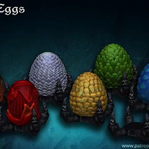 Dragon Egg Scatter Terrain Treasure Collection for Tabletop Gaming Dnd ...
