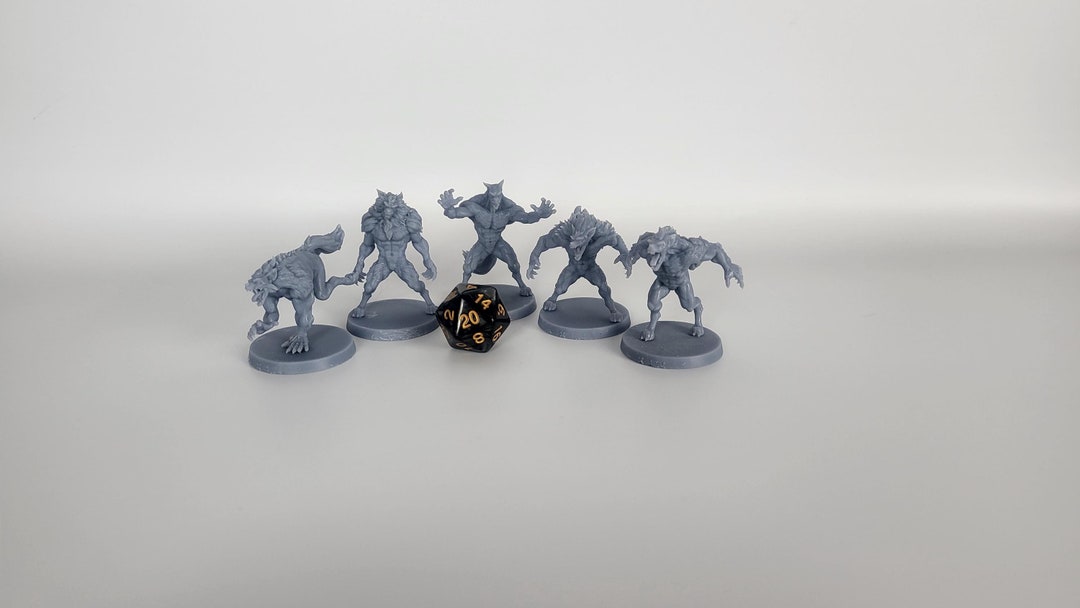 Werewolf Thriller Pack 5 Piece Collection of Lycans - Werewolves - Etsy
