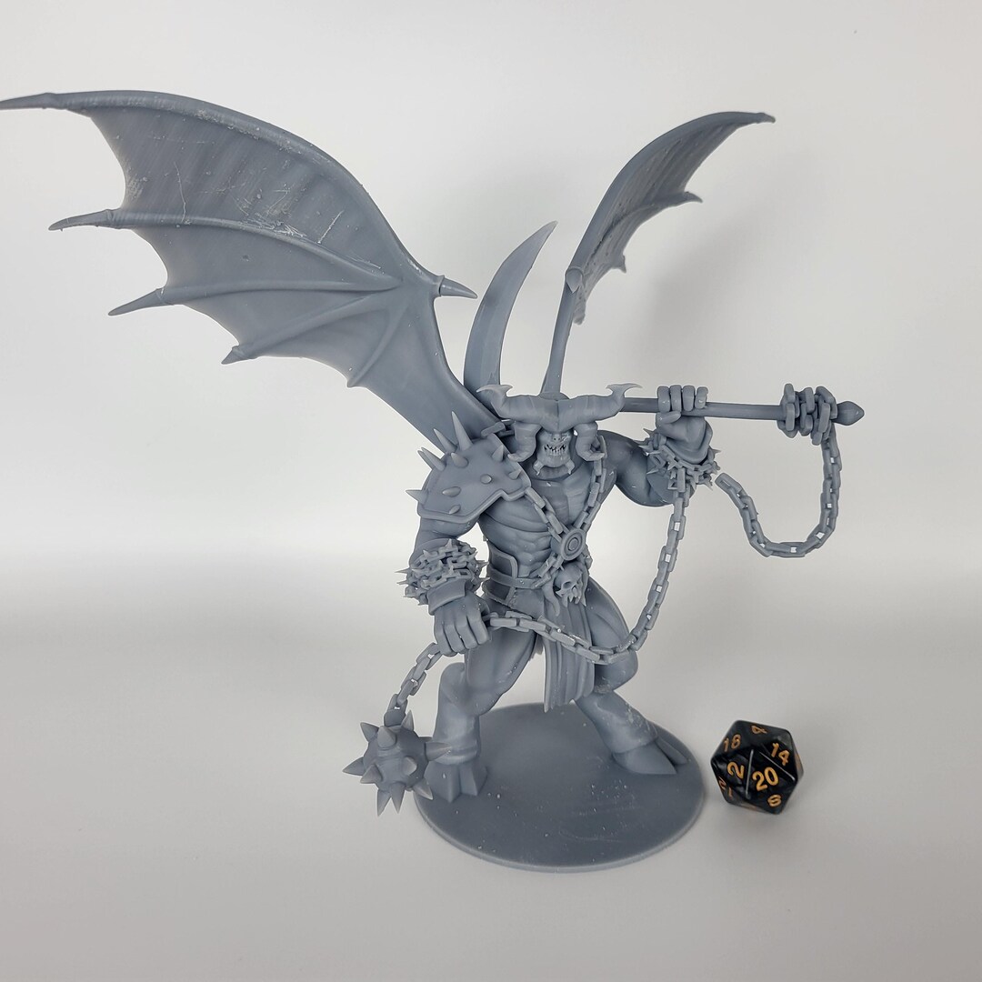 Balor Demon Miniature - CR 19 Boss Fight for Tabletop Gaming - LARGE ...