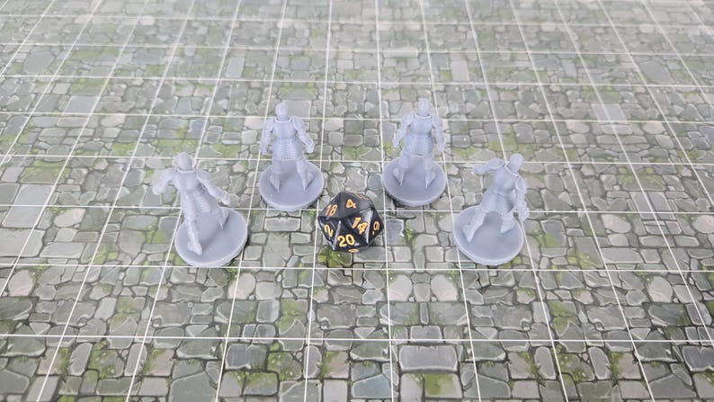 Animated Armor Miniatures: D&D Medium Construct Minis, Sentinel Guard ...