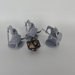 8-piece Lizardfolk/lizardmen Tribe Warband – 3D Printed Miniatures for ...