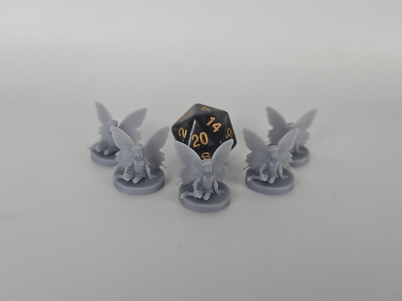 Pixie Miniatures Set – Resin Fairy Minis for D&D, Pathfinder - Etsy