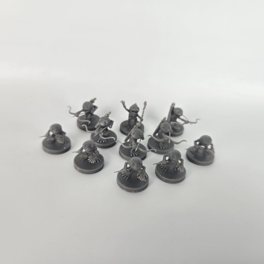 Grung Clan Tribe Miniatures | 11 PC Resin Set, D&D RPG - Etsy