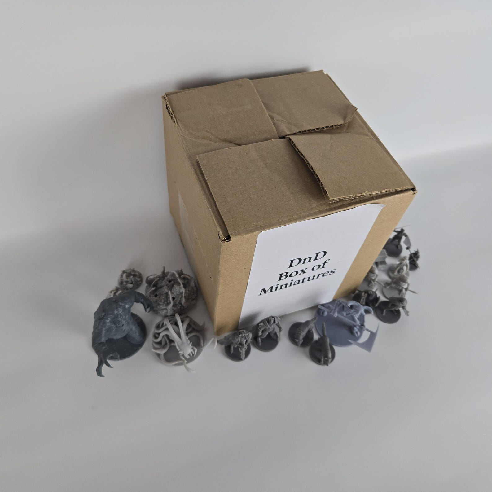 Dnd Box of Miniatures | 28mm–32mm Scale Resin Models Varying Sizes for ...