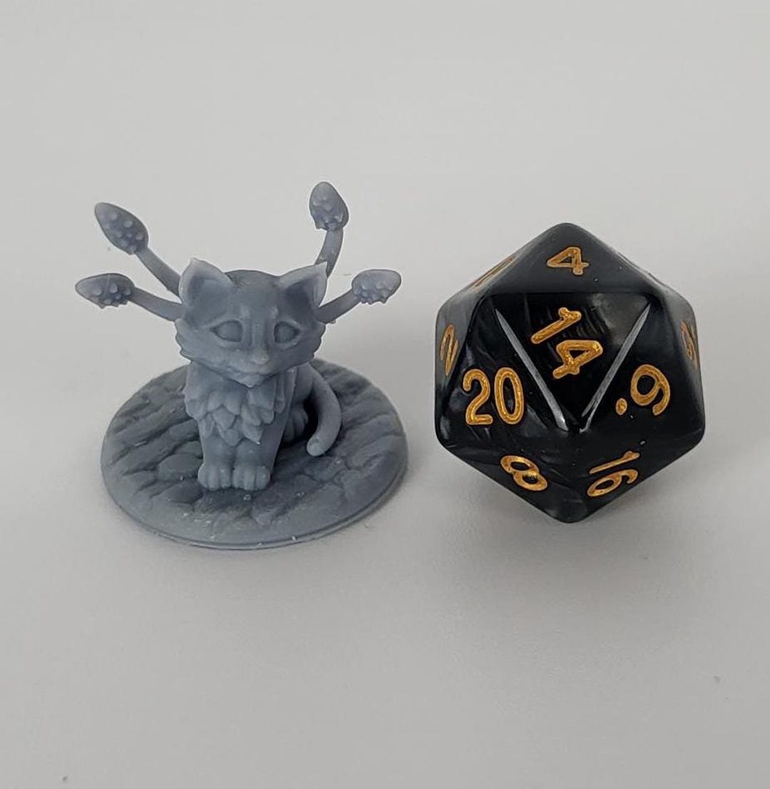 Displacer Beast Kitten Familiar for Tabletop Gaming - Etsy