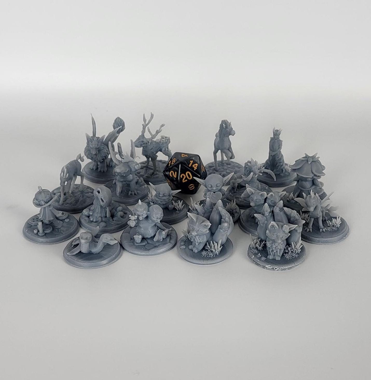 18 Baby Beasts Miniatures – Cute Dnd Creature Minis, Familiars, Fantasy ...