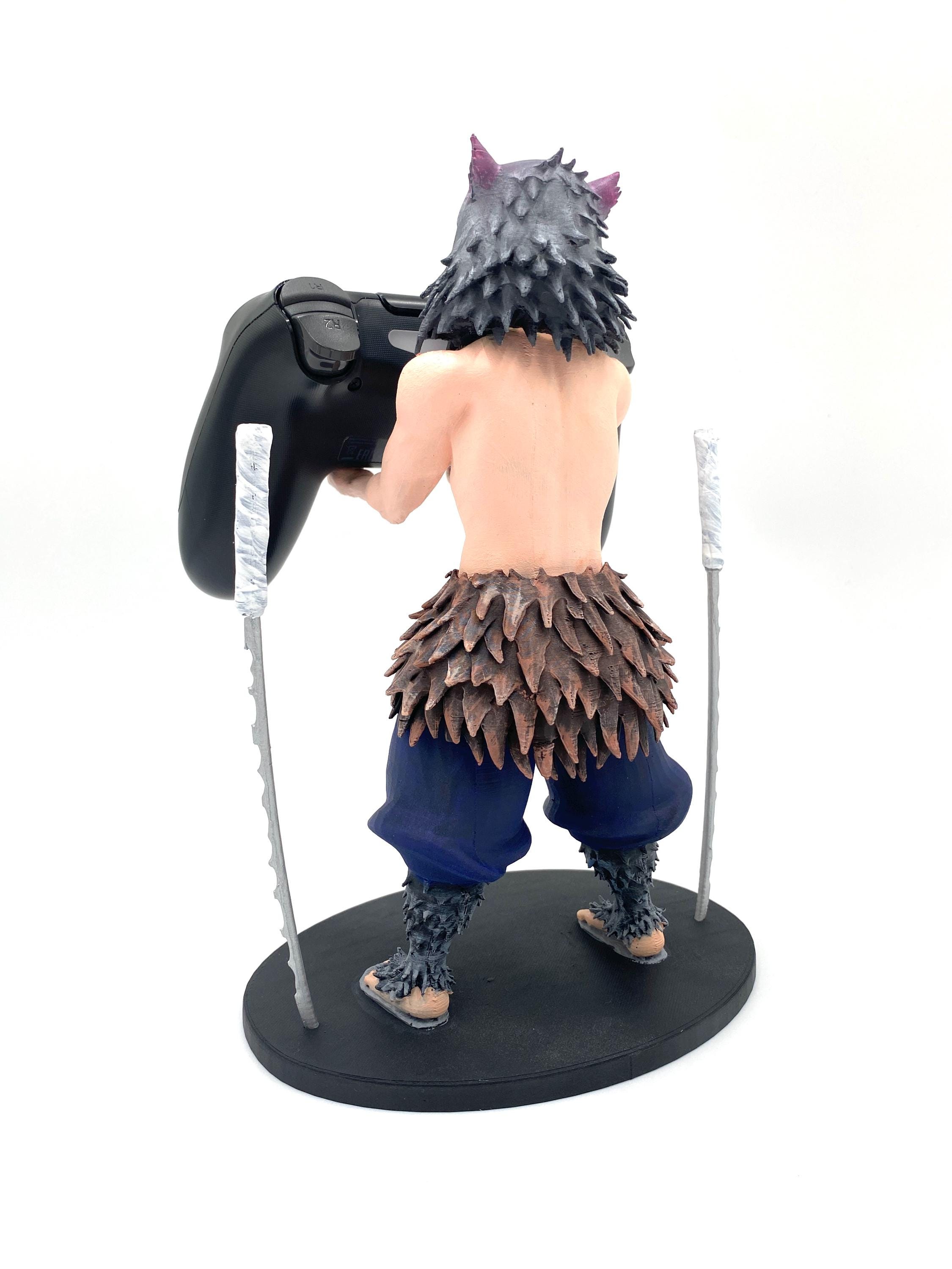 Demon Slayer Inosuke Controller Stand Hand Painted | Anime Controller ...