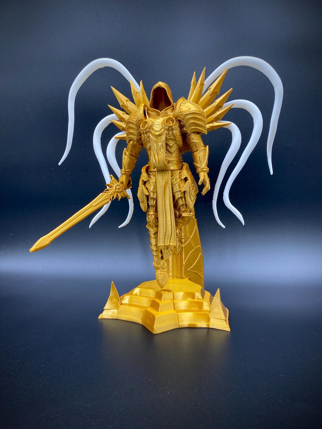 Diablo Tyrael Action Figure: Golden Archangel Collectible (30cm) - Etsy
