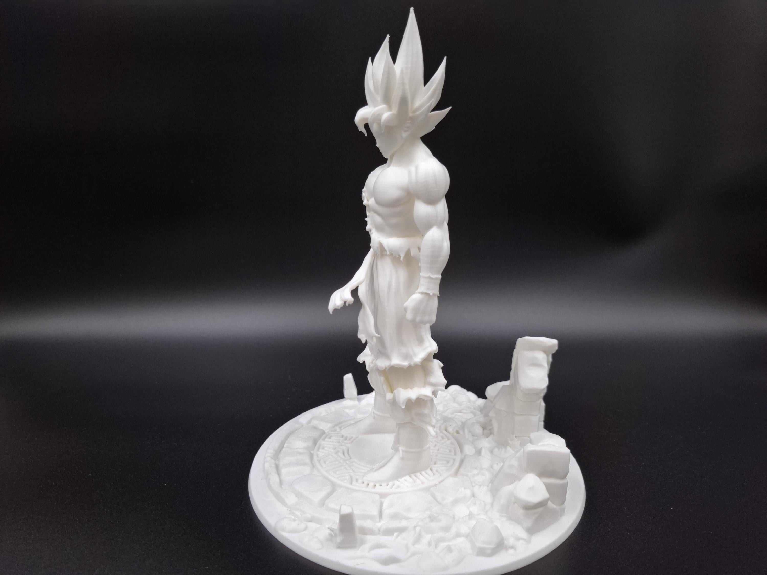 Handpainted Goku Sculpture Dragon Ball Anime Series Statue Perfect Gift ...