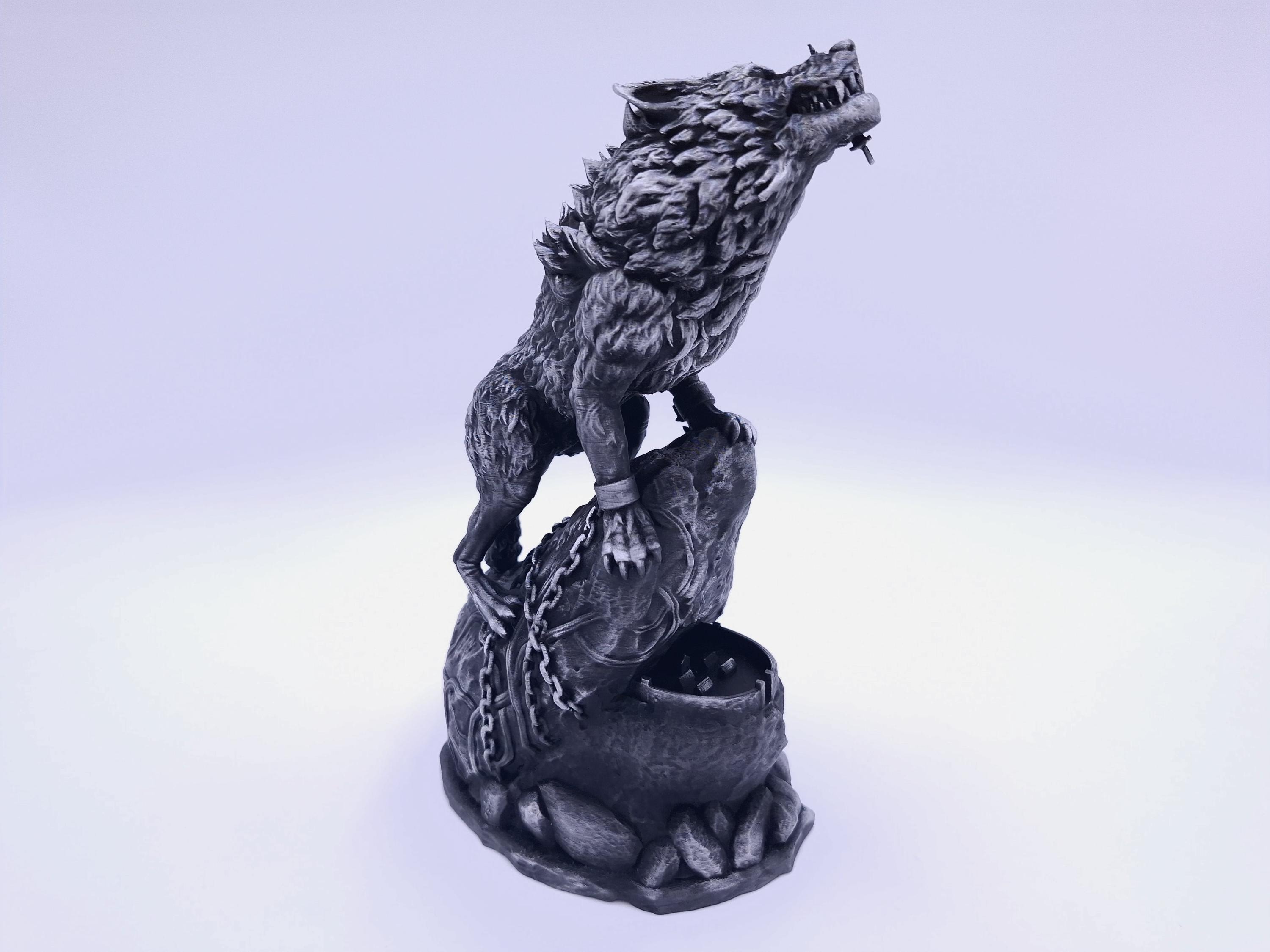 Fenrir Statue: Norse Mythology Wolf Handpainted, HQ PLA 3D Print - Etsy
