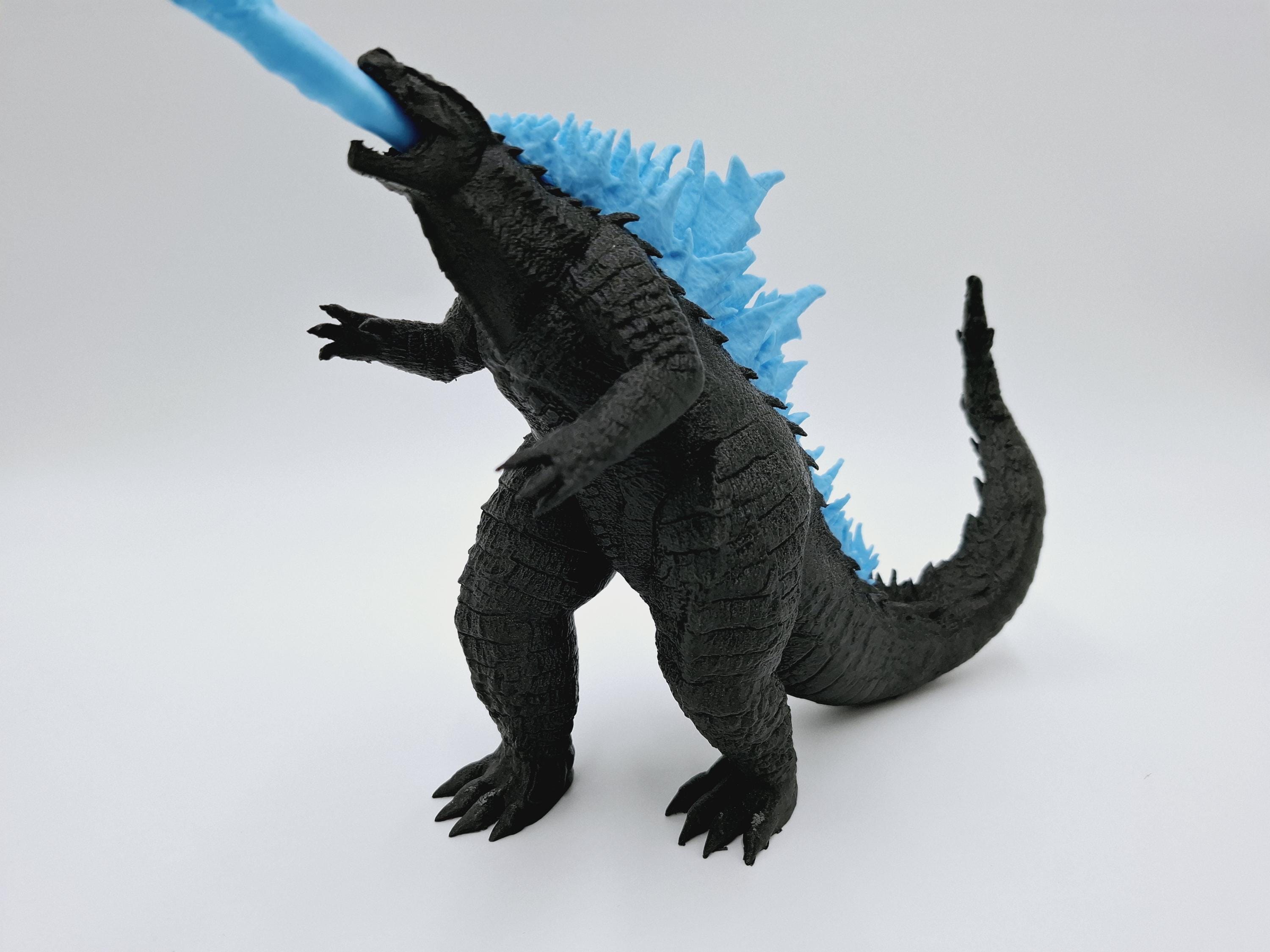 Godzilla Atomic Breath Action Figure Glows in the Dark Iconic Kaiju ...