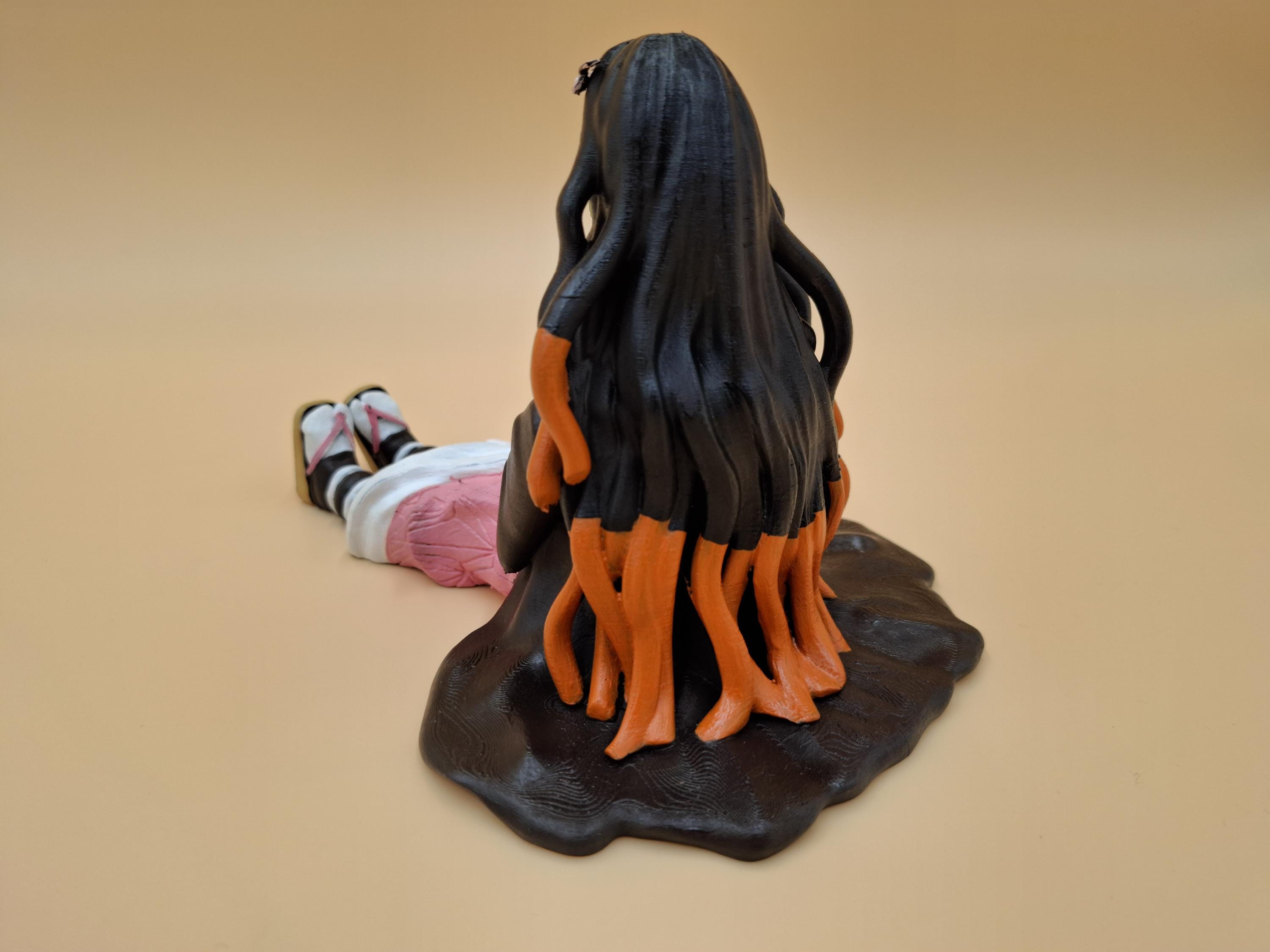 Handpainted Nezuko Kamado | Demon Slayer Sculpture | 3D Printed Figure ...