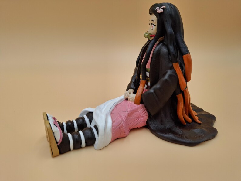 Handpainted Nezuko Kamado | Demon Slayer Sculpture | 3D Printed Figure ...