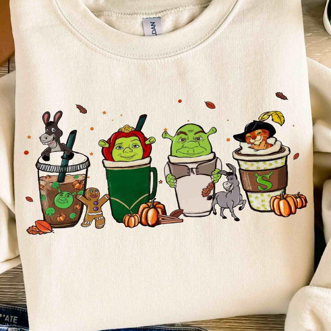 Shrek PNG, Shrek Coffee Halloween Png, Shrek Coffee Png, Shrek Pumpkin ...