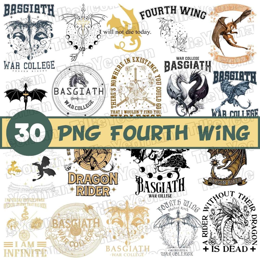 Bas Giath Wa R College PNG Bundle, Fourth Wing Png, Dragon Rider Png ...