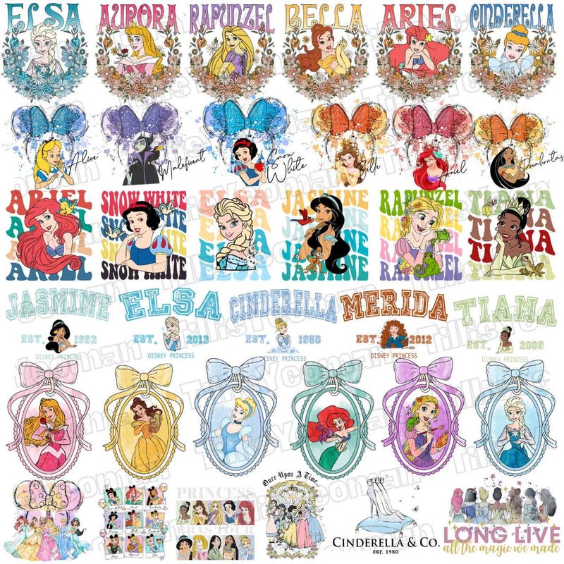 Princess Decal - Etsy