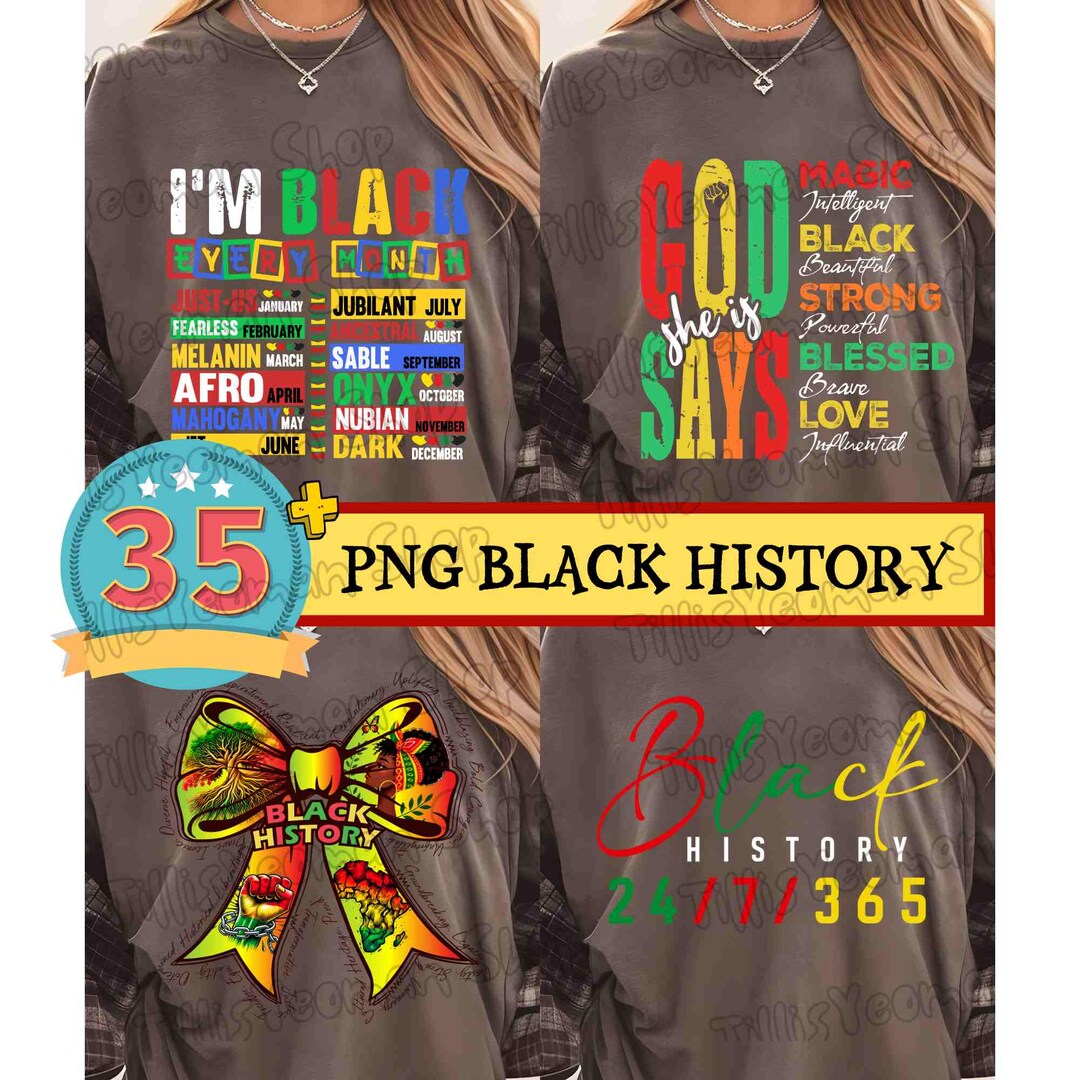 Black Inventors Black History PNG Bundle, African American Png, Black ...